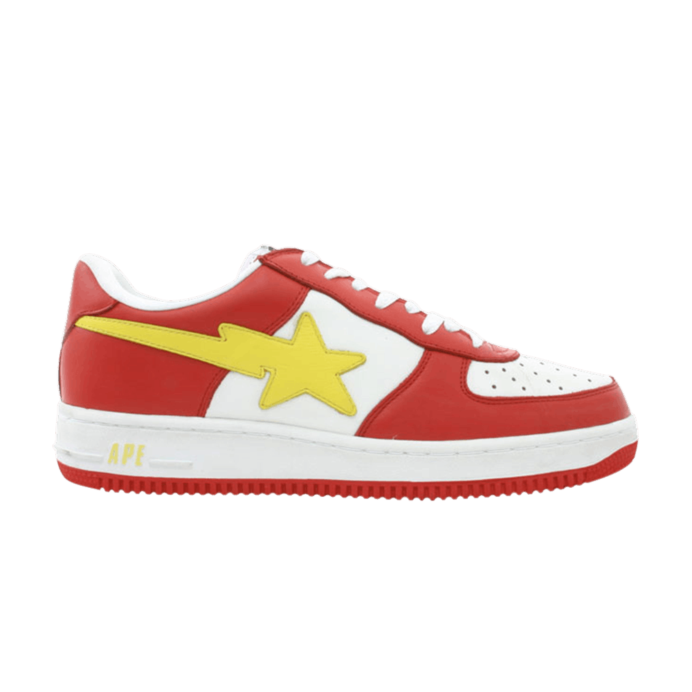 BAPE Bapesta FS‑001 Low 'Red Yellow' 311 - 311 - Novelship