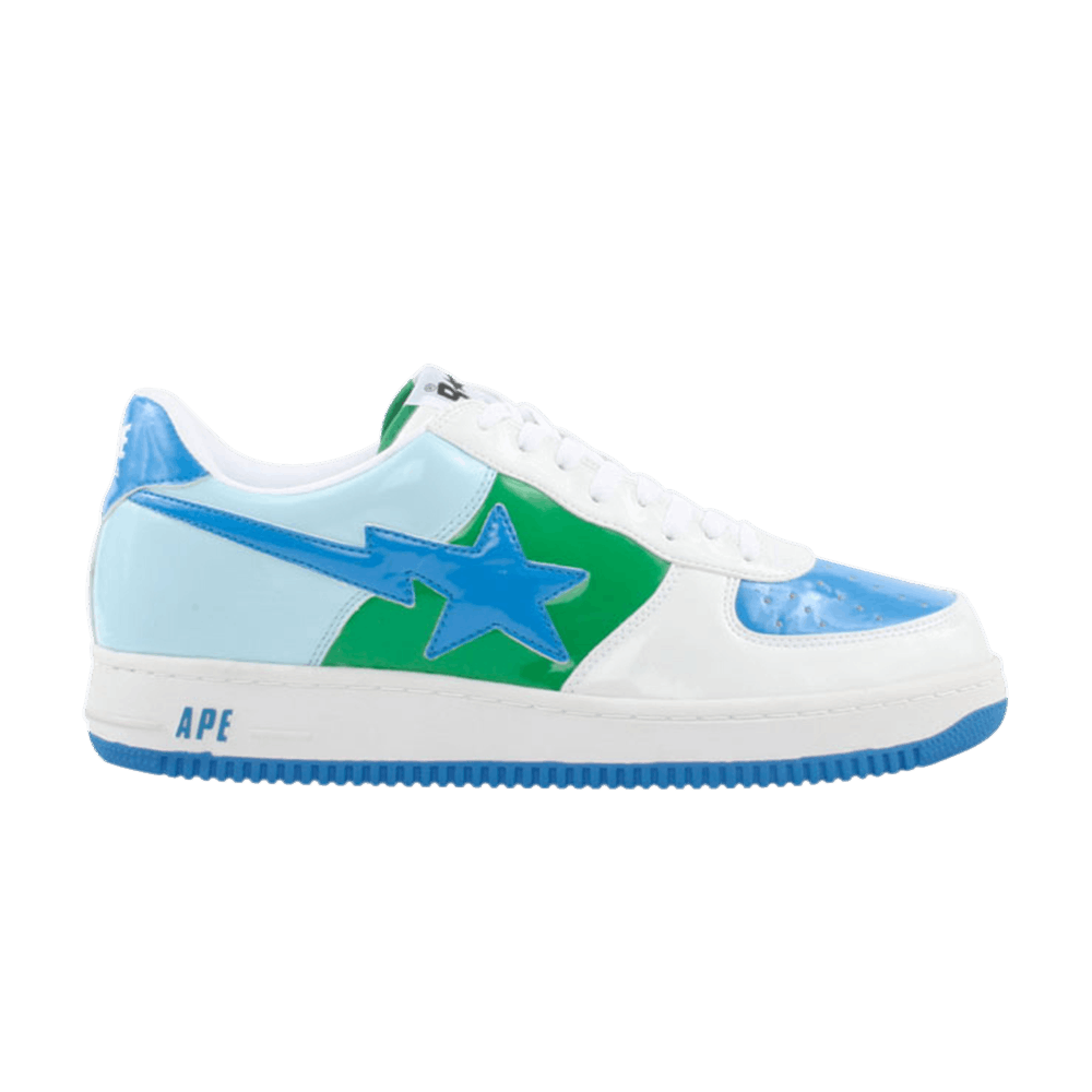 BAPE Bapesta FS-001 Low 'White Blue Green' 622 - 622 - Novelship