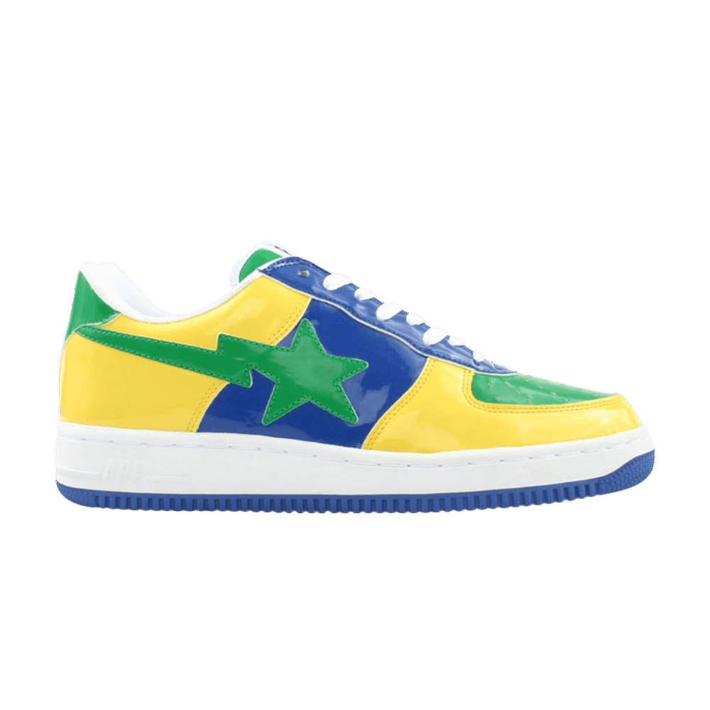 BAPE Bapesta FS‑001 Low 'Yellow Blue Green' 459 - 459 - Novelship
