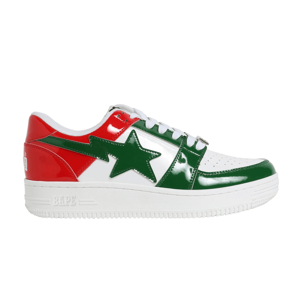 BAPE Bapesta Low 'Green Red' BAPESTA-GRN-RED - BAPESTA-GRN-RED - Novelship