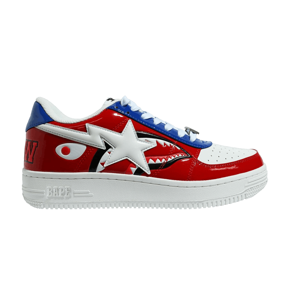BAPE Bapesta Low 'Shark Face - Red' 1H20191013-RED - 1H20191013-RED ...