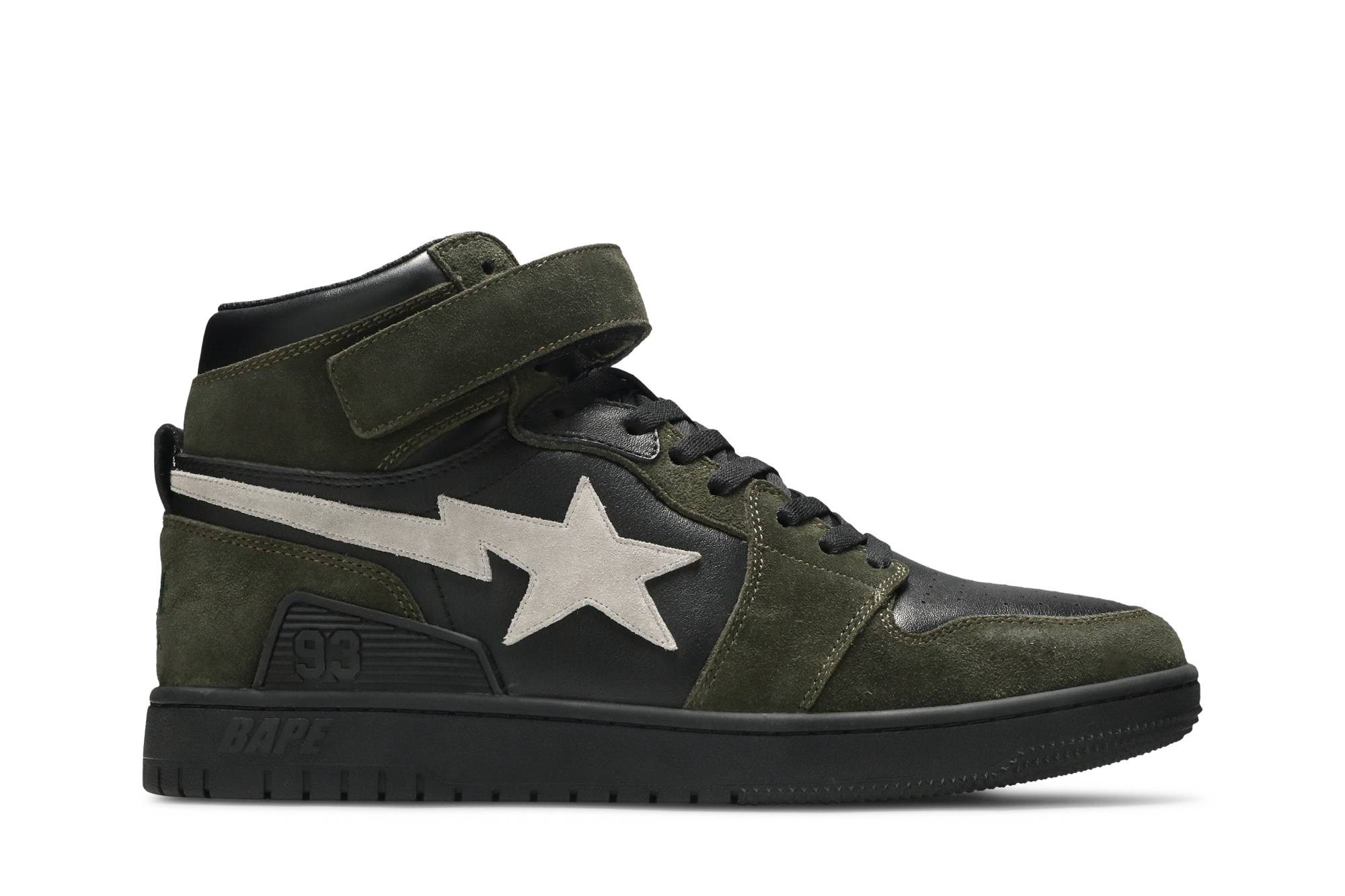 BAPE Block Sta High 'Dark Grey' 001FWG701037X - 001FWG701037X - Novelship
