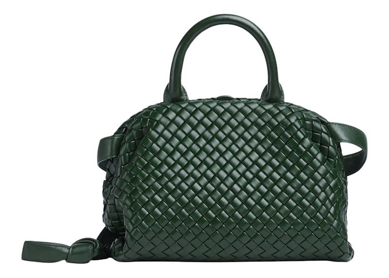 Bottega Veneta Handle Intrecciato Top Handle Small Raintree - Novelship