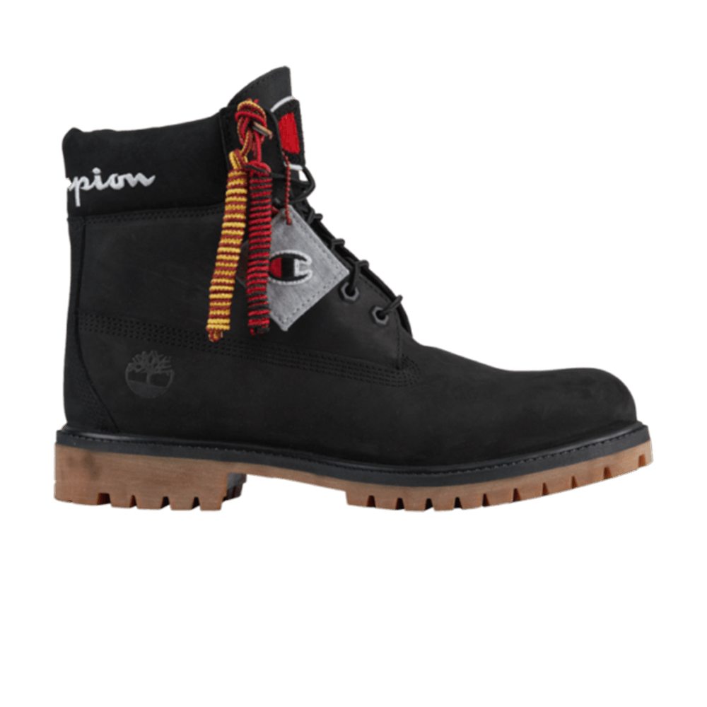 Champion x Timberland 6 Inch Luxe Premium 'Black' TB0A1UCR-001 ...