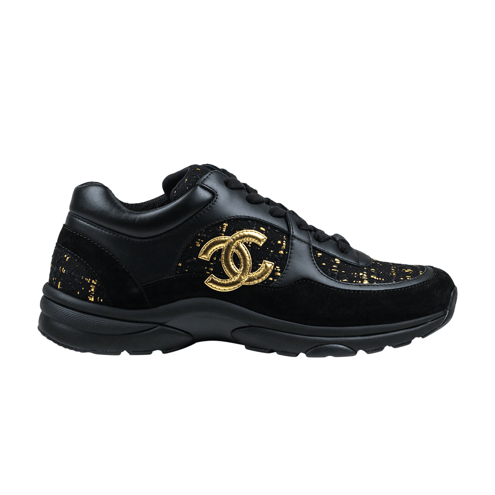 Chanel CC Logo Sneaker 'Black Gold' G34361-Y53421-K1730 - G34361-Y53421 ...