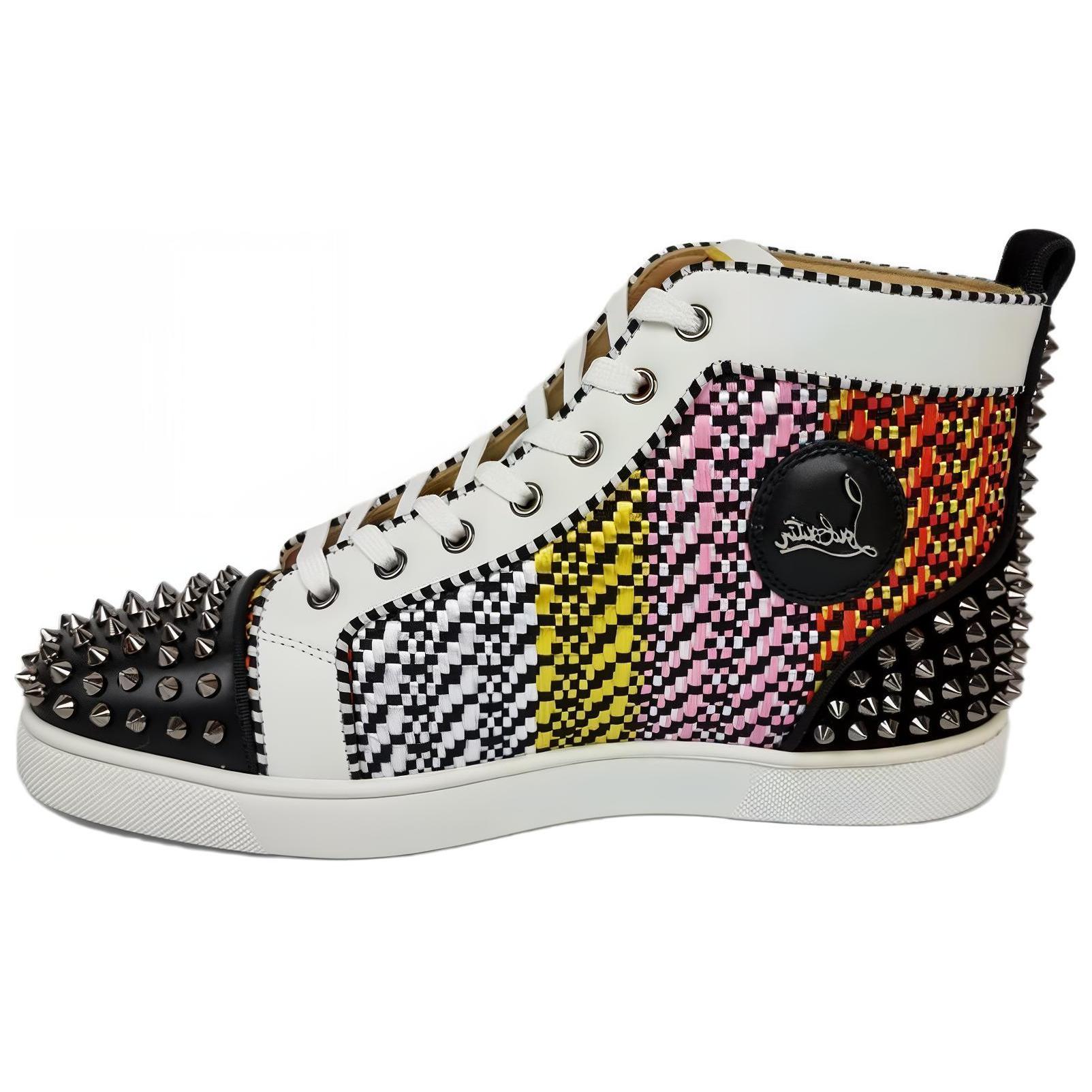 Buy Christian Louboutin Lou Spikes 2 High 'Raffia' 1220854-CMA3 - Novelship