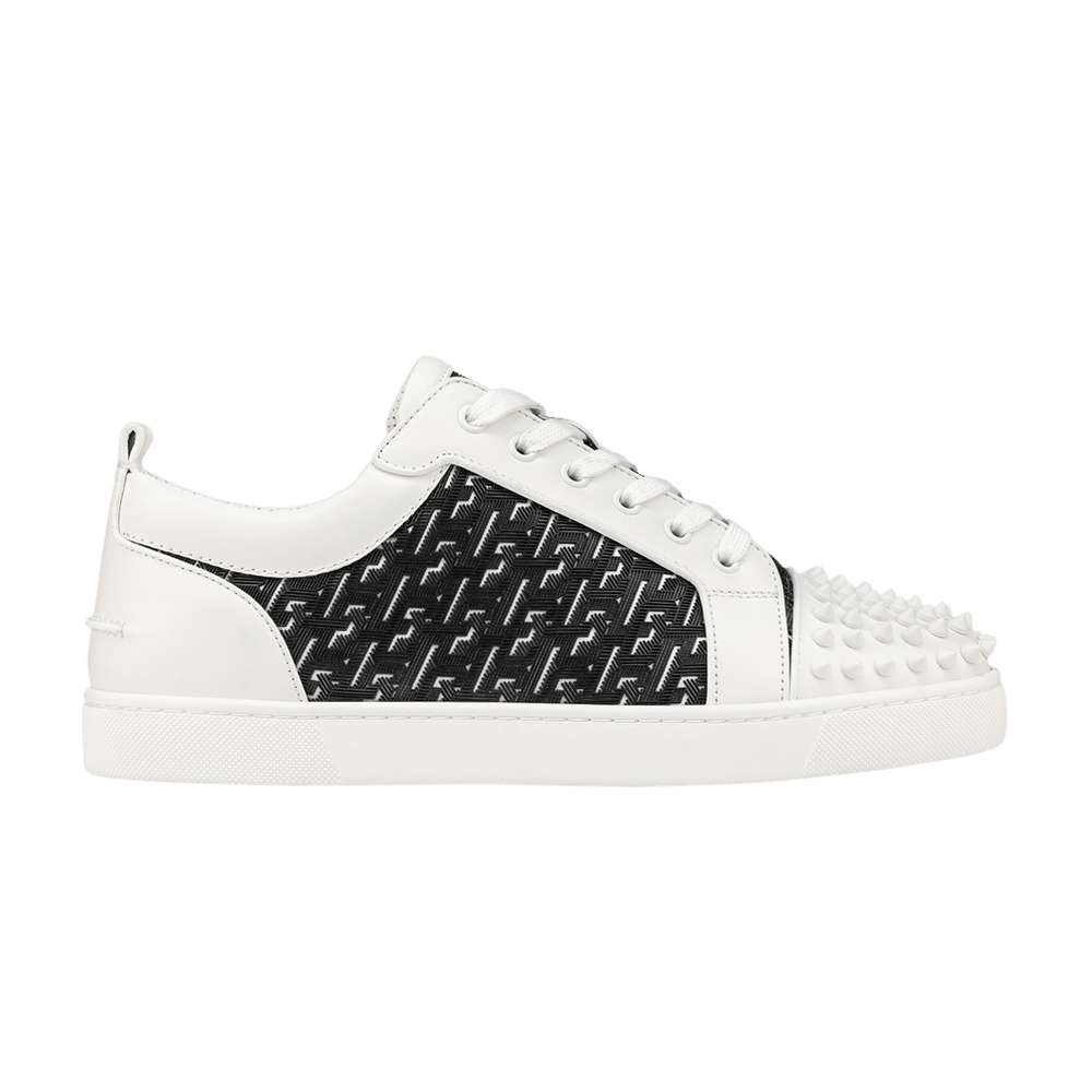 Christian Louboutin Louis Junior Spikes Orlato Flat 'CL Monogram ...