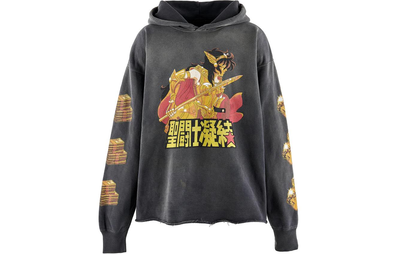 Buy CLOT x SAINT MICHAEL FW23 Saint Seiya Collaboration Logo Hoodie ...