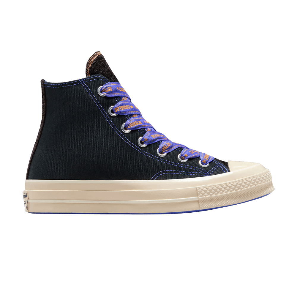 Converse Chuck 70 High 'Ribbon Laces ‑ Black Blue Flame' A07976C ...