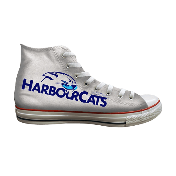 컨버스 척 테일러 올스타 하이 'Harbourcats 로고 화이트' HABOURW 구매하기 - 노블쉽