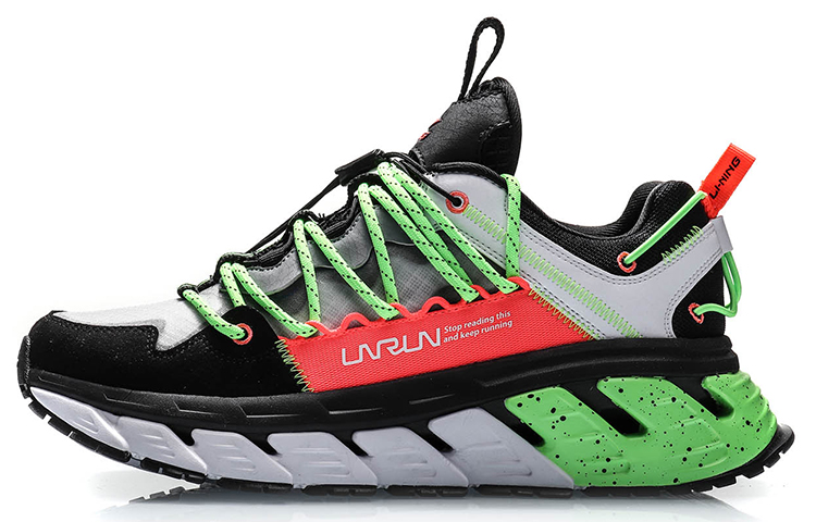 Li-Ning Countflow YiLing x Dunhuang Museum 'Fluorescent Green' ARLQ025 ...