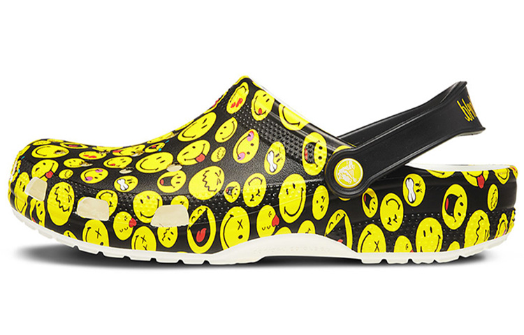 Buy Crocs Classic Clog 'Smiley Face Black Yellow' 205714-90H - Novelship