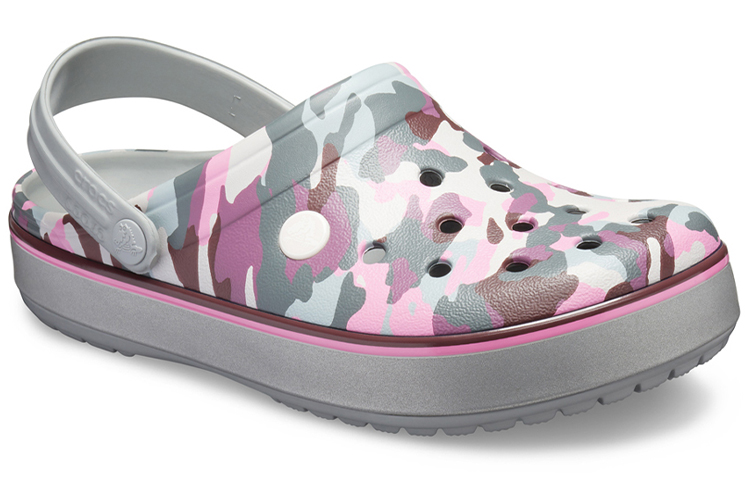 Buy Crocs Crocband Graphic III Clogs 'Grey Pink' 205834-0GF - Novelship