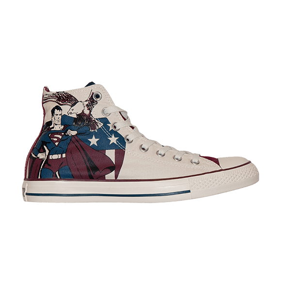 DC Comics x Converse Chuck Taylor All Star Hi 'Superman Split Panel ...