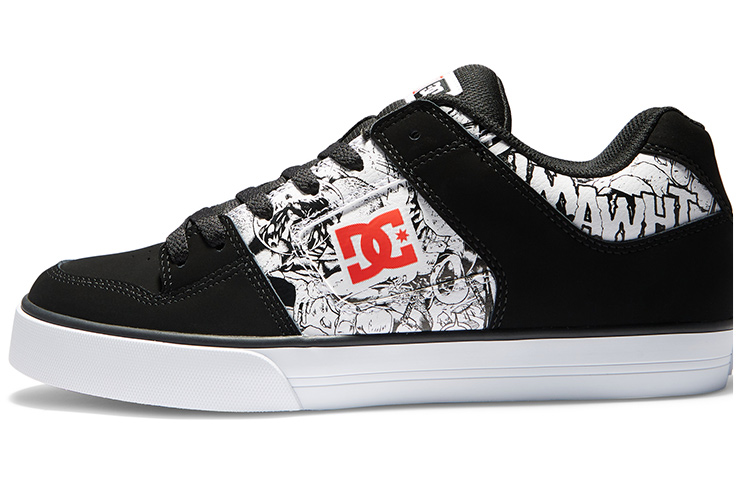 DC Shoes Skateboarding Sneaker 'Patchwork Black and White' ADYS400094 ...