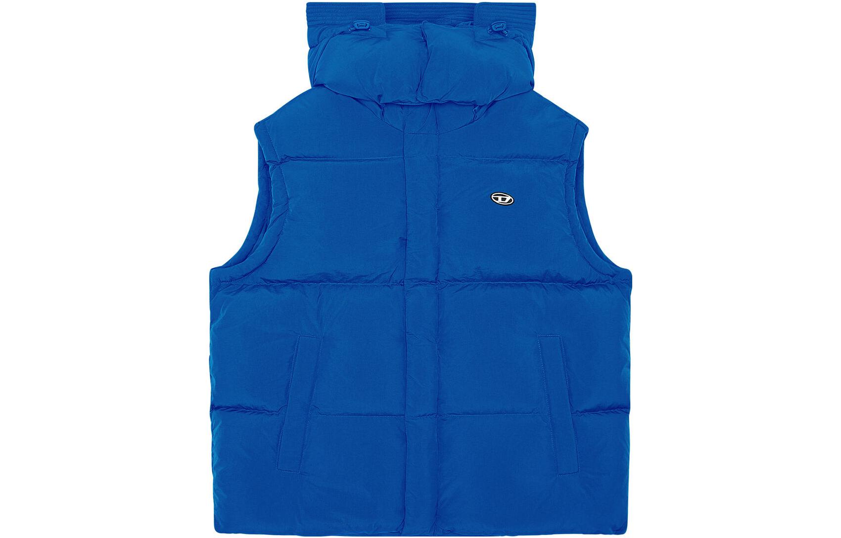 Comprar DIESEL Solid Logo Detachable Hood Vest - Blue A106020AEAI-8EK ...