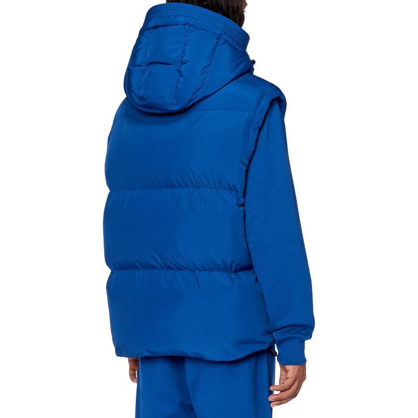 Comprar DIESEL Solid Logo Detachable Hood Vest - Blue A106020AEAI-8EK ...