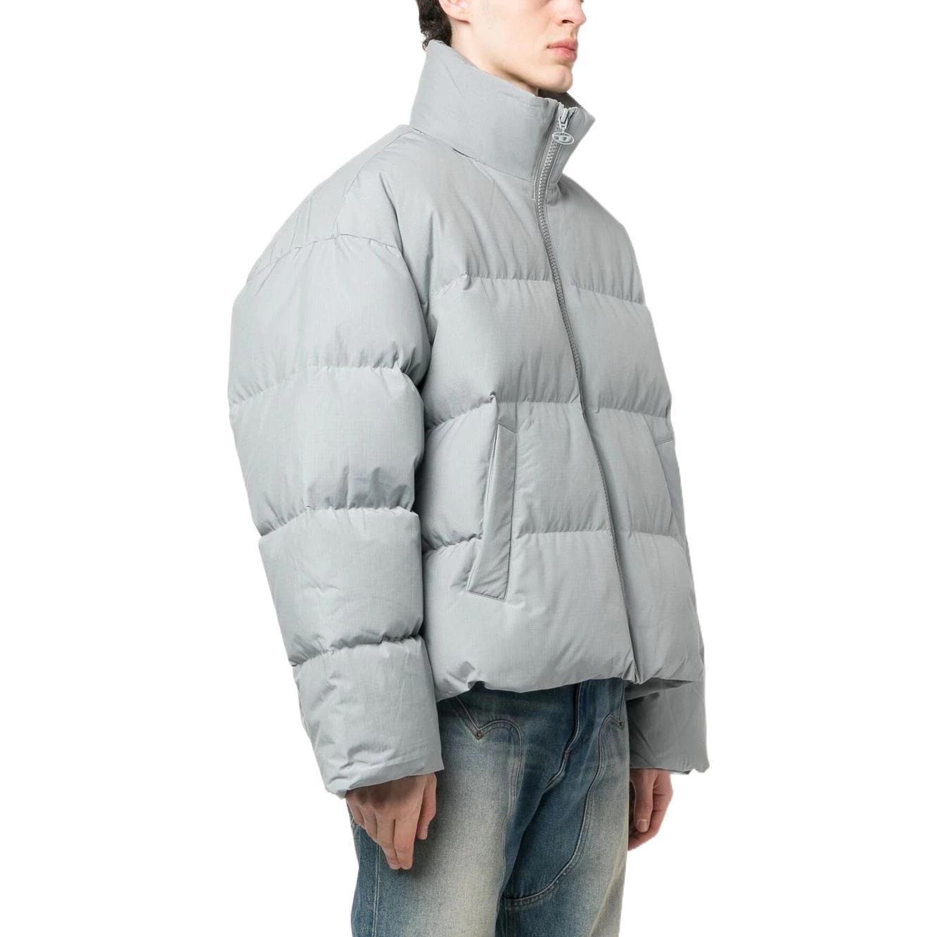 Comprar DIESEL SS23 Solid Color Embossed Logo Puffer Jacket with Zip ...