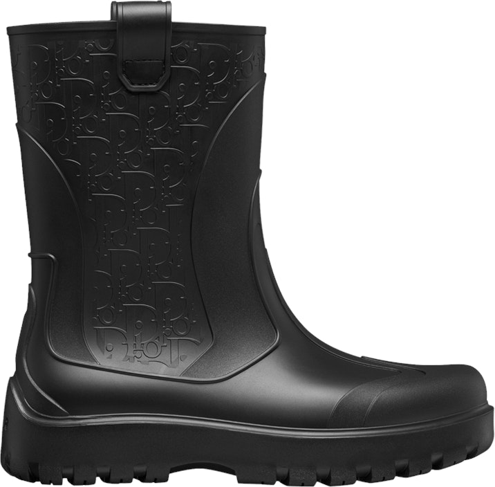 Dior Dior Garden Rain Boot Dior Oblique Embossed ‑ Black 3bo338zwj‑h900 3bo338zwj H900