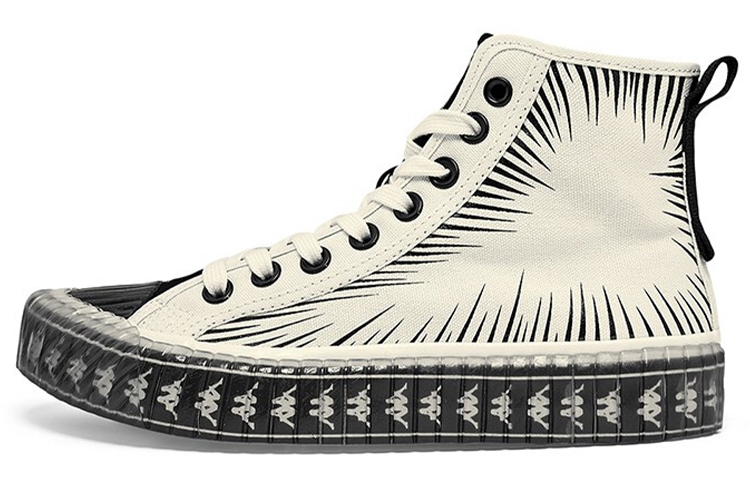 Kappa Doraemon x High-Top Retro Sneakers 'Black and White' KPCTFVS78 ...