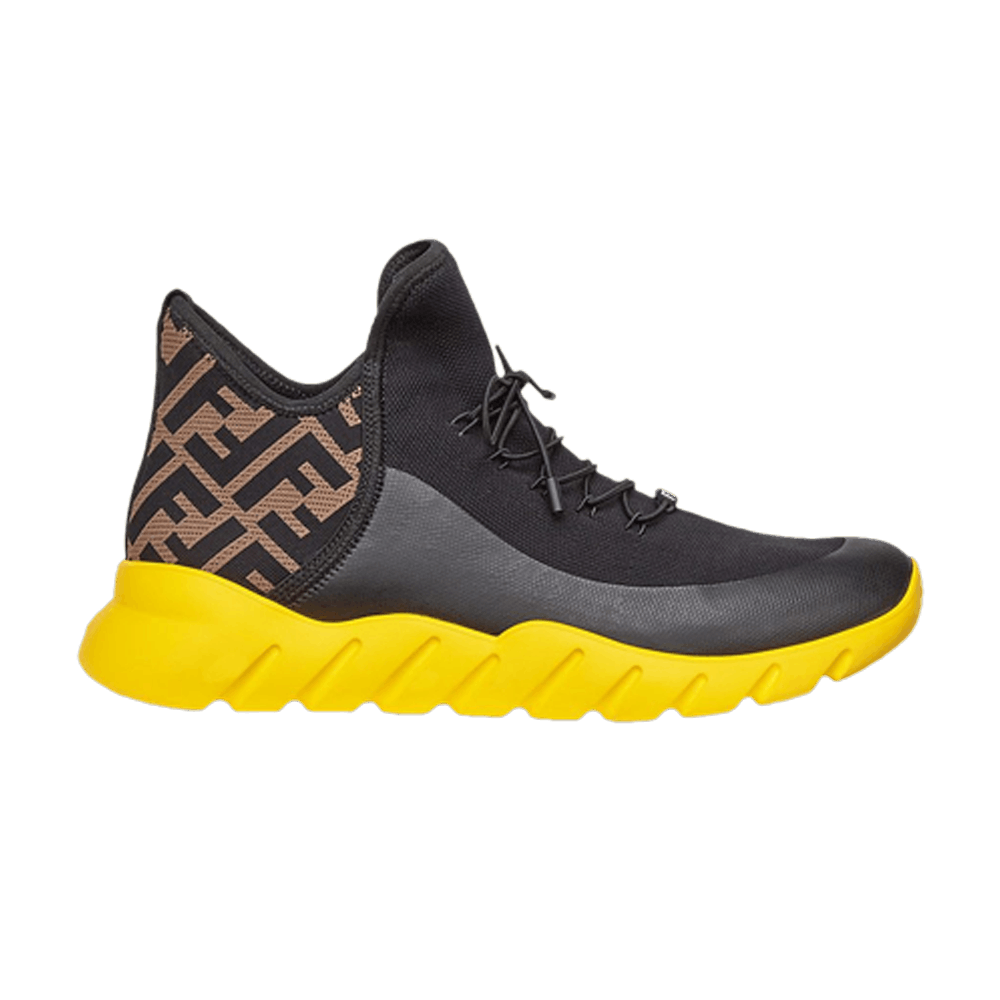 Fendi FF Motif Mesh High 'Black Yellow' 7E1347-AC7H-F0HEB - 7E1347-AC7H ...