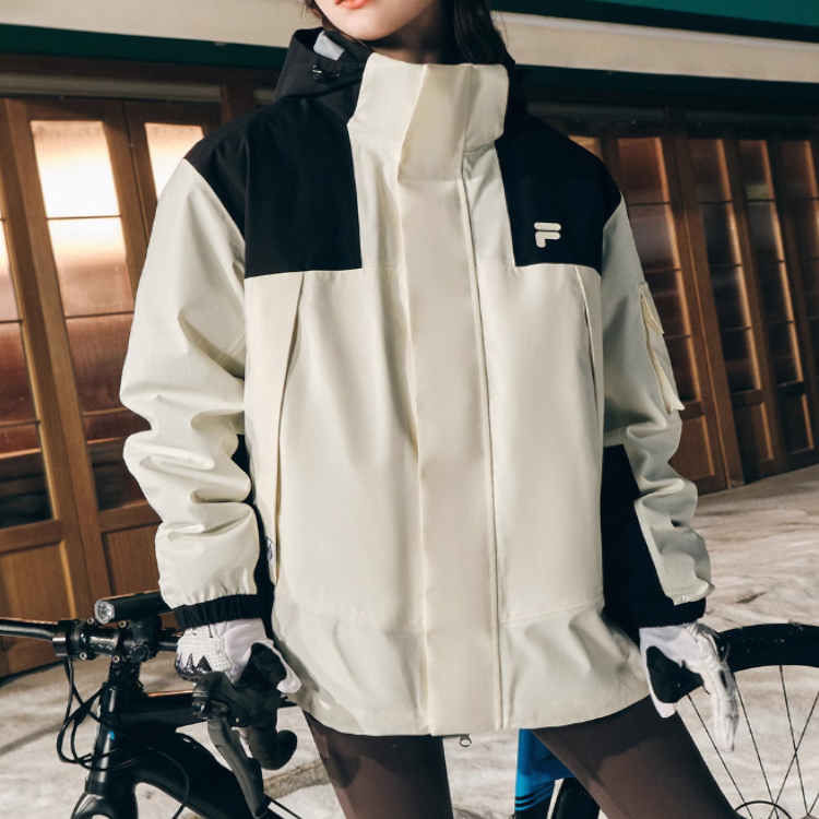 Beli FILA Fusion Outdoor Water-Repellent Thermal Down Jacket White ...