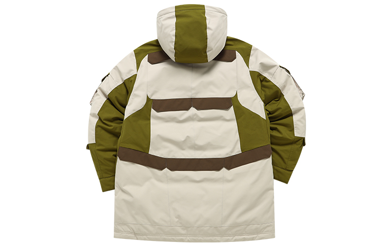 Beli FILA Fusion x White Mountaineering Colorblock Hooded Down Jacket ...