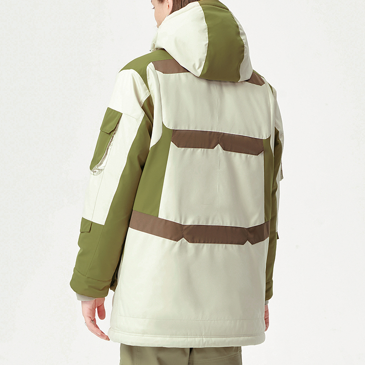 Beli FILA Fusion x White Mountaineering Colorblock Hooded Down Jacket ...