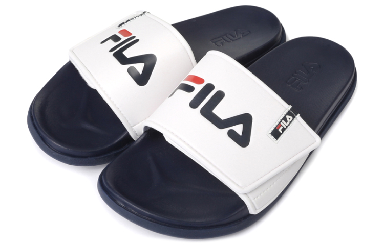 Buy FILA Hook and Loop SportsSlipper Dark Blue/White 1SM00556_431 ...