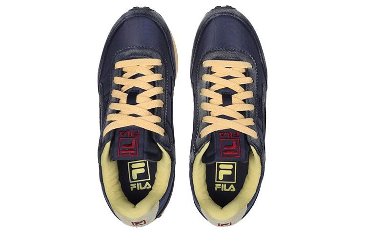 Buy FILA Pontino Washing Low Top Running Shoes Black/Blue/Yellow ...