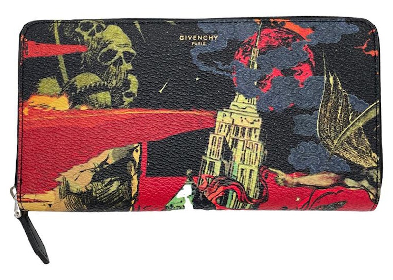 Givenchy Iconic Prints Zip Around Long Wallet Multicolor - Novelship
