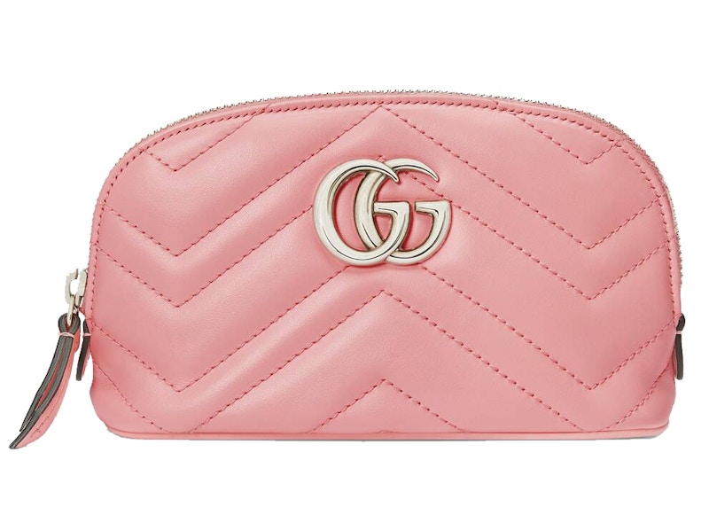Gucci Marmont Cosmetic Case GG Medium Pastel Pink - Novelship