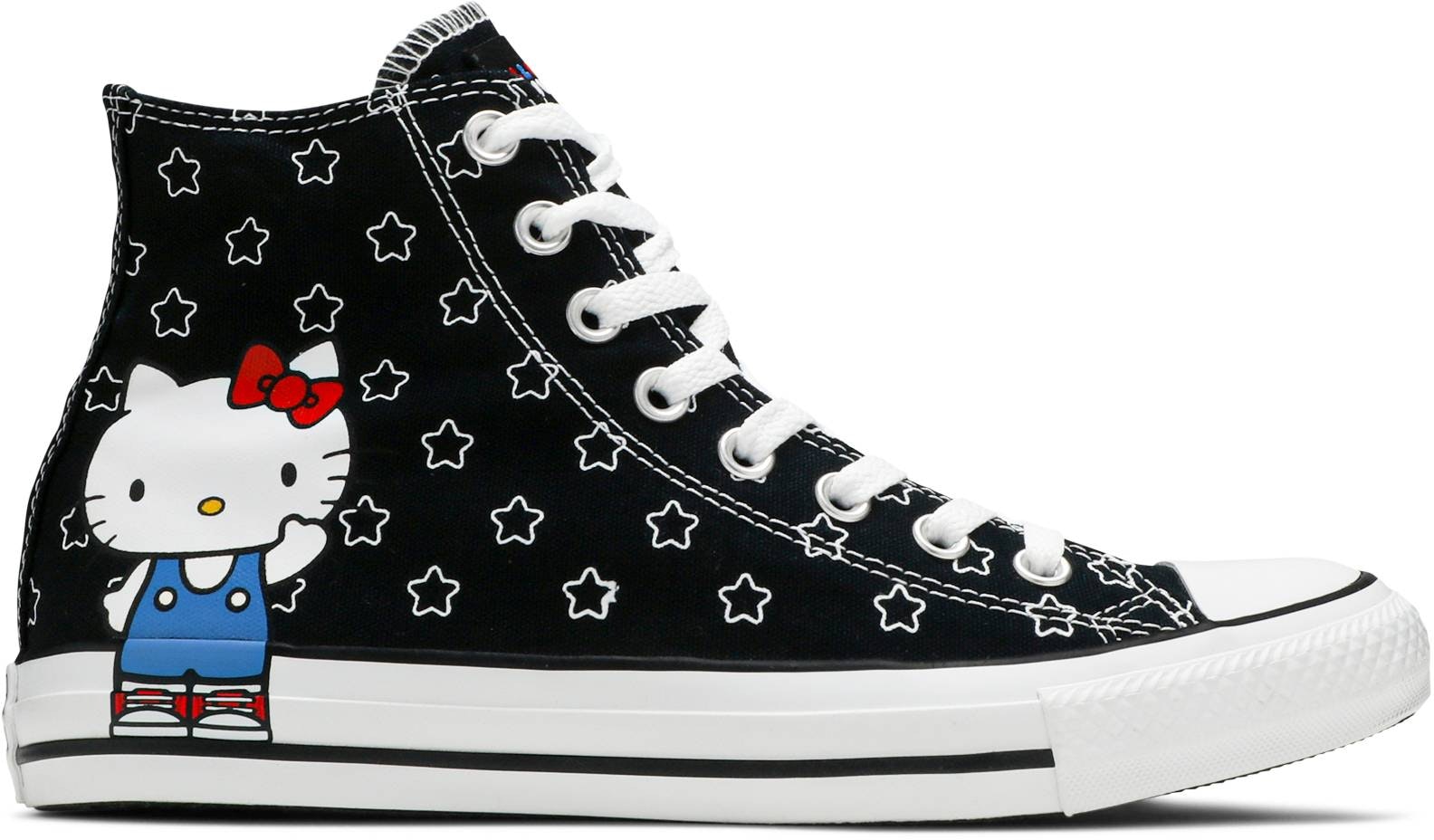 Buy Hello Kitty x Converse Chuck Taylor All Star High 'Black' 163919F - Novelship