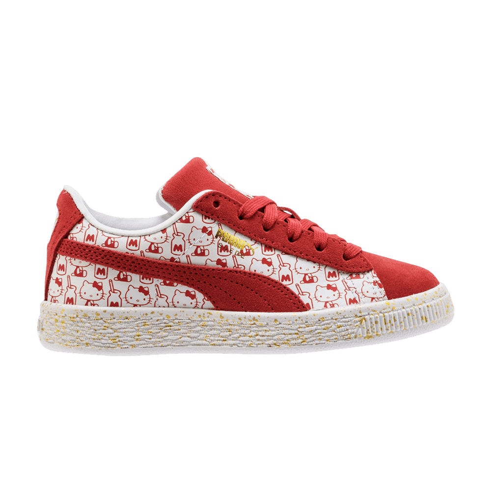 (Youth) Hello Kitty x Puma Suede Classic 'Bright Red' 366464-01 ...