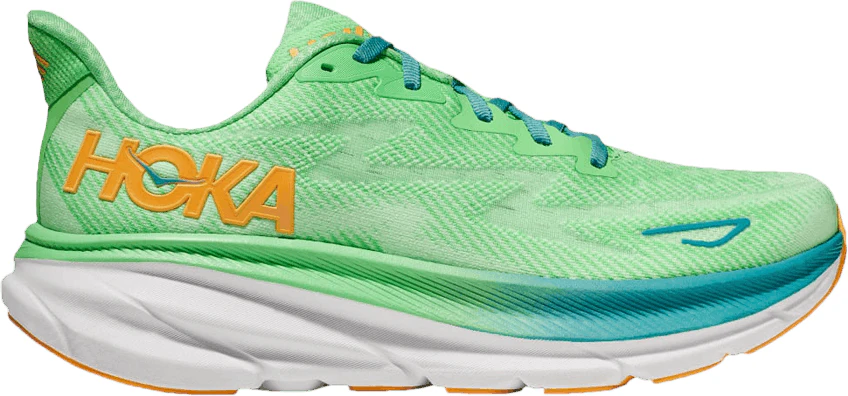 HOKA Clifton 9 Wide 'Zest Lime Glow' 1132210-ZLGL - 1132210-ZLGL ...