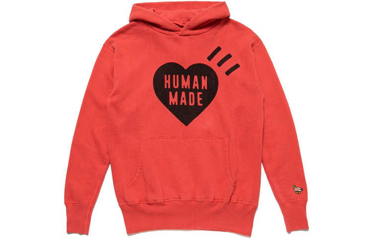 Buy HUMAN MADE SS21 Heart Logo Print Unisex Hoodie HM21CS002 - Novelship