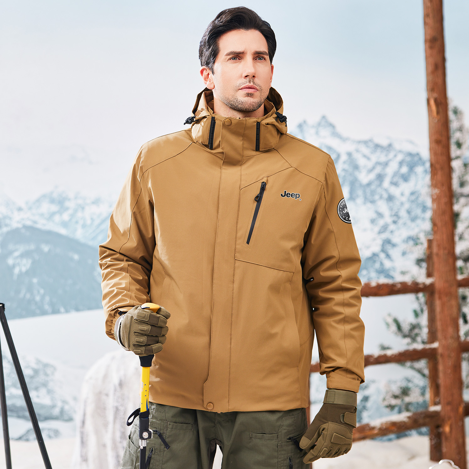 Beli Jeep Alpha SV Outdoor Waterproof Down Jacket for Hiking, Camping ...