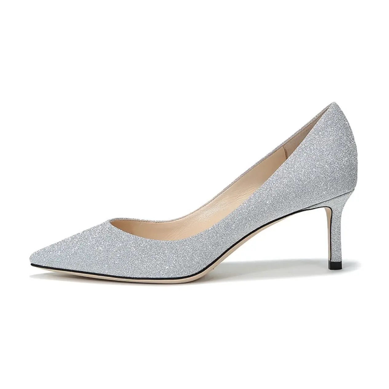 Jimmy Choo Romy 60 'Silver Glitter' ROMY-60-XGC-194-SILVER - ROMY-60 ...