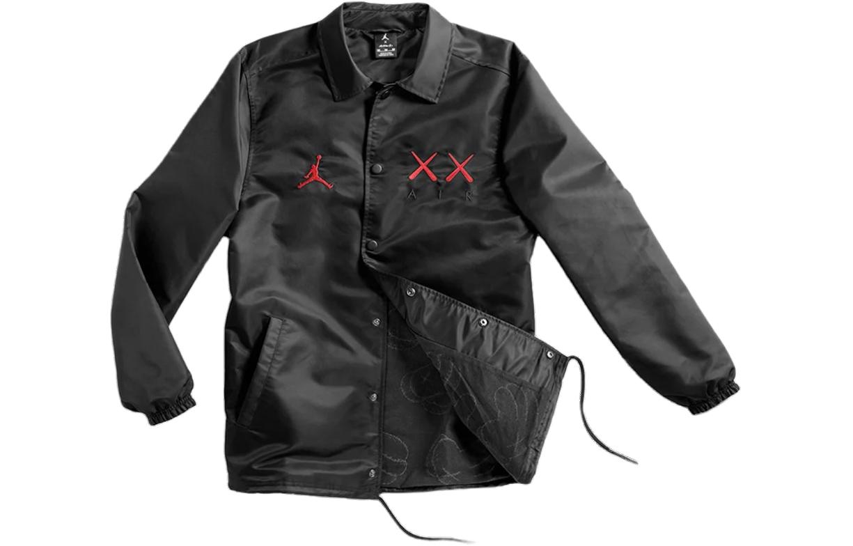 Buy Jordan x KAWS Coaches Embroidered Button-Up Long Sleeve Jacket ...