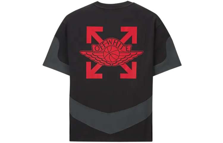 Buy Jordan x OFF-WHITE Back Logo T-Shirt Asia Edition Black CV0657-010 ...