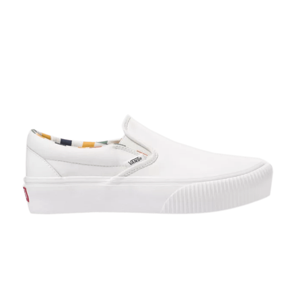 Karina Rozunko x Vans Slip-On Platform SF 'Patent Marshmallow ...