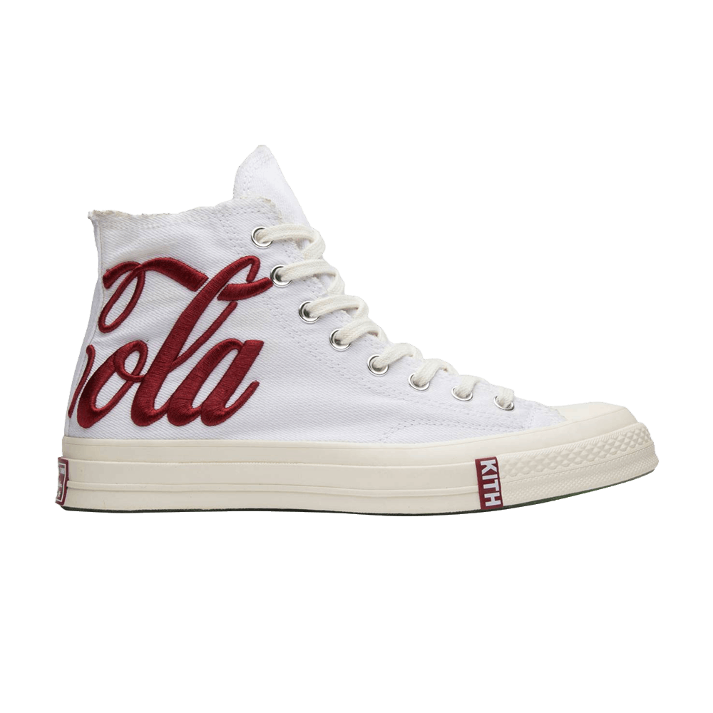 Buy KITH x Coca-Cola x Converse Chuck Taylor All Star Hi 70 'White Red ...