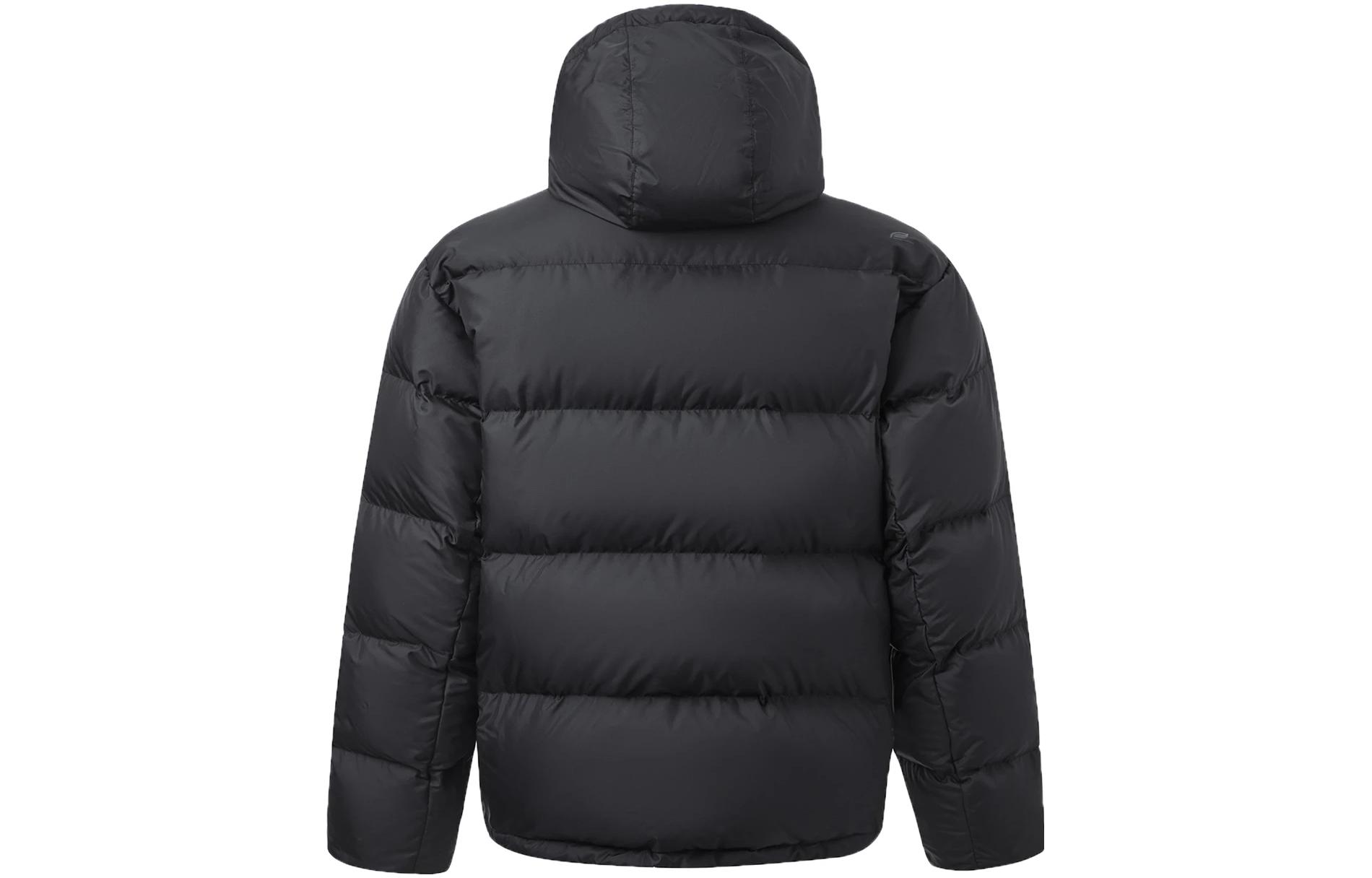 Buy Li-Ning Way of Wade Water-Resistant Hooded Down Jacket Black ...