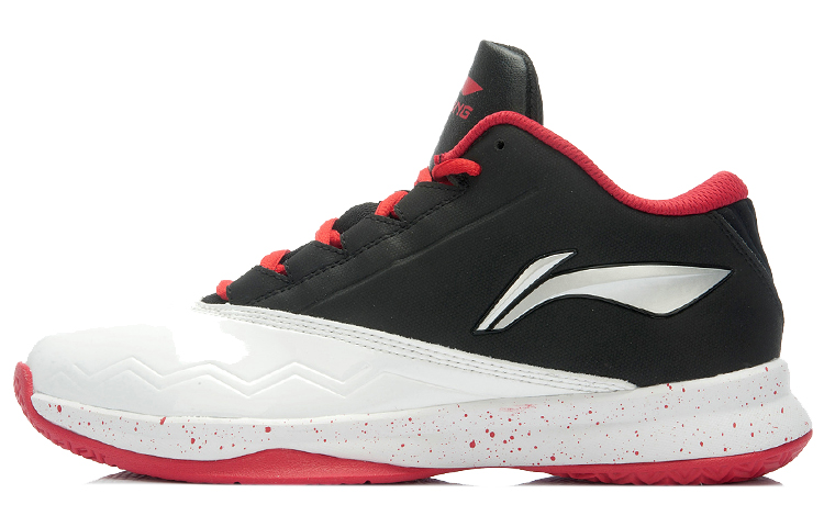 Li-Ning Basketball Shoes 'Black White Red' ABPJ111-3 - ABPJ111-3 ...