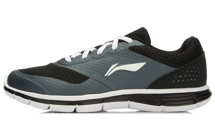 Buy Li-Ning Running Shoes 'Yi Cai Black White Grey' ARBK031-1 - Novelship