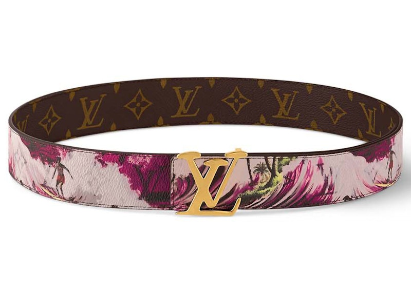Buy Louis Vuitton LV Tag 40mm Reversible Belt Pink - Novelship