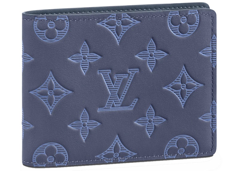 Louis Vuitton Multiple Wallet Monogram Shadow Navy Blue - Great Gifts Club