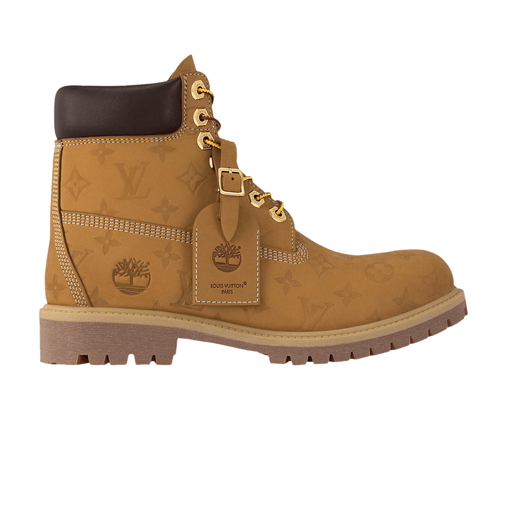 Louis Vuitton x Timberland 6 Inch Ankle Boot 'Embossed Monogram - Wheat ...