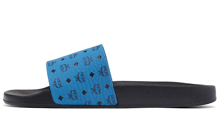 Buy MCM Visetos Slide 'Blue' MEX8AMM60H9042 - Novelship