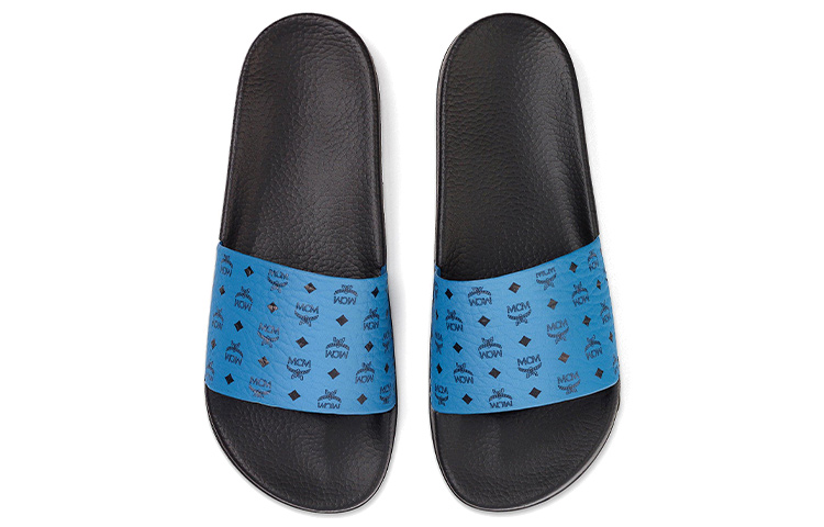Buy MCM Visetos Slide 'Blue' MEX8AMM60H9042 - Novelship